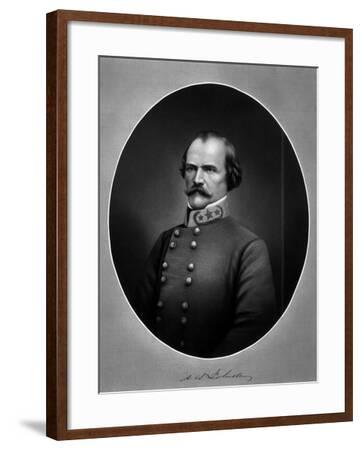 'Vintage American Civil War Print of Confederate General Albert Sidney ...
