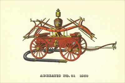 'Vintage Firefighting Equipment' Art Print | Art.com