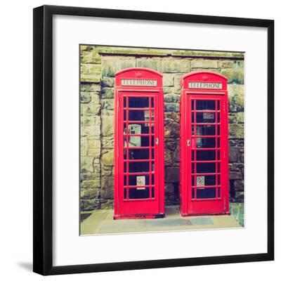 'Vintage Look London Telephone Box' Photographic Print - c_73 | Art.com