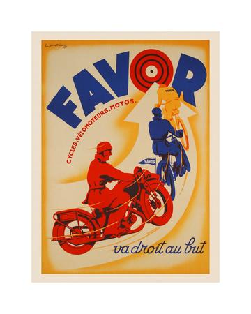 Favor Giclee Print - Vintage Posters | Art.com