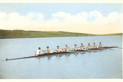 'Vintage Rowing Crew' Art Print | Art.com