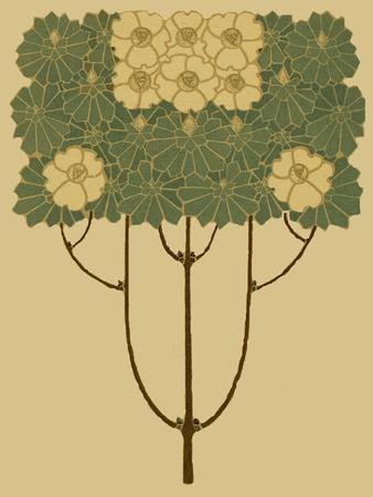 'Arts and Crafts Tree I' Art Print - Vision Studio | Art.com