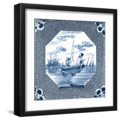 Delft Tile V Framed Art Print - Vision Studio | Art.com