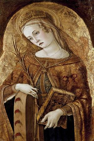 'St. Catherine of Alexandria, 15th Century' Giclee Print - Vittorio ...