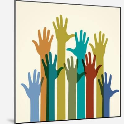 Diversity Hands Poster