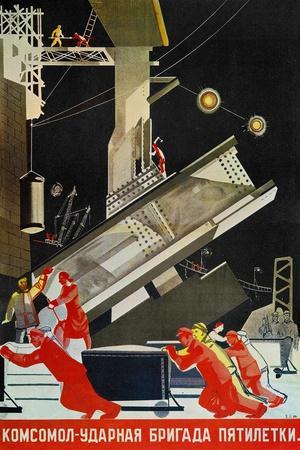 Russia: Five Year Plan, 1931 Giclee Print - Vladimir Lyushin | Art.com