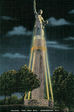 'Vulcan Monument, Birmingham, Alabama' Art Print | Art.com