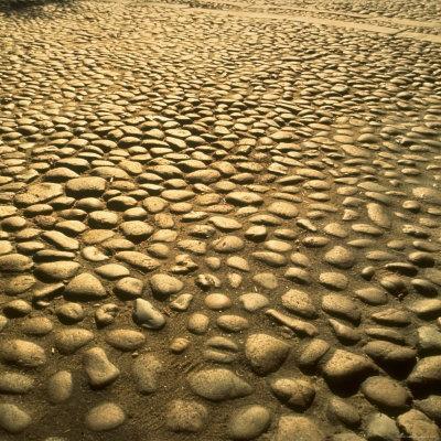 'Good Example of American Stonework, famous cobblestones of Main Street ...