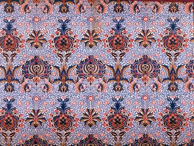 'Wallpaper Design, 1877 (Colour Woodblock Print on Paper)' Giclee Print ...