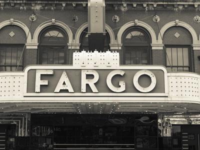 'USA, North Dakota, Fargo, Fargo Theater, Marquee' Photographic Print ...