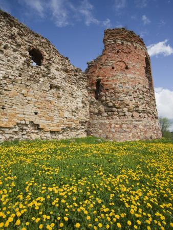 'Vastseliina Castle Ruins, 14th Century, Vana-Vastseliina, Estonia ...