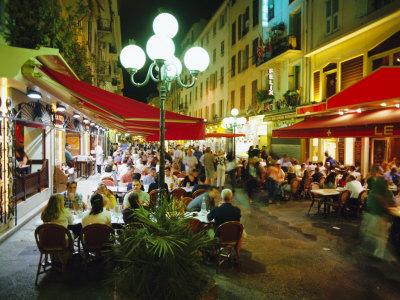 'Open Air Cafes and Restaurants, Nice, Cote d'Azure, Provence, France ...
