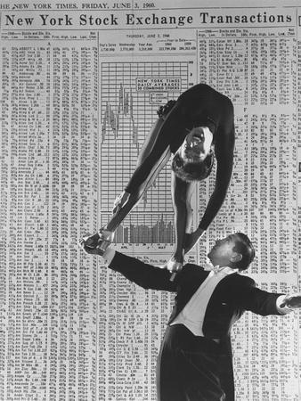 'Nicholas Darvas Illustrating Successful Career on Stock Market in ...