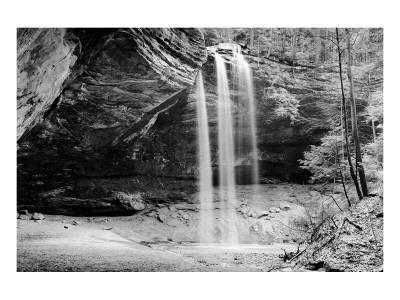'Waterfall, Hocking Hills State Park, Ohio' Premium Giclee Print | Art.com