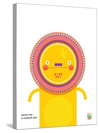 'Wee You-Things, Lamar' Stretched Canvas Print - Wee Society | Art.com