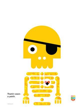 'Wee You-Things, Thatch' Giclee Print - Wee Society | Art.com