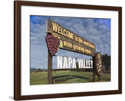 Welcome to Napa Valley Sign, Napa, Napa Valley Wine Country, Northern ...