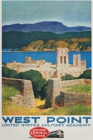'West Point United States Military Academy Railroad Poster' Art Print ...