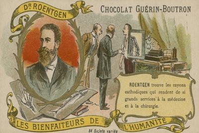 Wilhelm Roentgen, German Physicist Who Discovered X-Rays Giclee Print ...