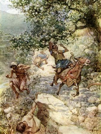 The death of Absalom - Bible Giclee Print - William Brassey Hole | Art.com