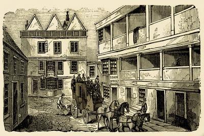 History of British theatre: inn yard as playhouse Giclee Print ...
