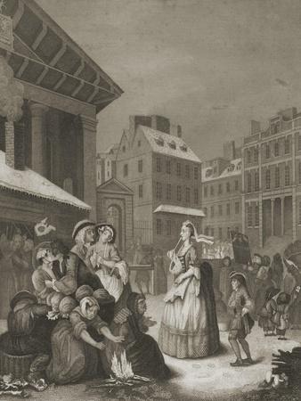Morning - London streets Giclee Print - William Hogarth | Art.com