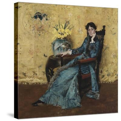 'Portrait Of Dora Wheeler' Stretched Canvas Print - William Merritt ...