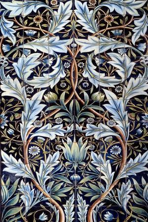 'Wall Covering Panel (66 Tiles) Made by William Morris (1834-1896) and ...