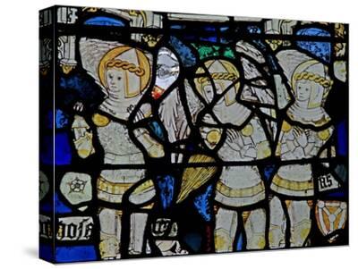 Window S3 Depicting the Angelic Hierarchy: Thrones Stretched Canvas ...