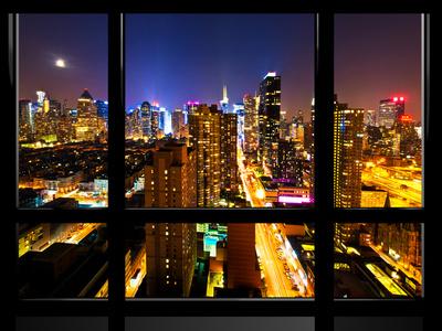 'Window View, Special Series, Landscape, Manhattan by Night, Times ...