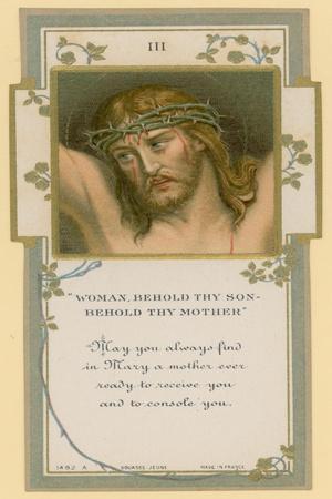 'Woman, Behold Thy Son - Behold Thy Mother' Giclee Print | Art.com