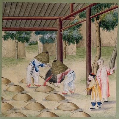 'Working in a Traditional Forge' Giclee Print | Art.com