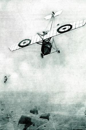 WW1 - Aerial Combat - over Mametz Wood, France Art Print | Art.com