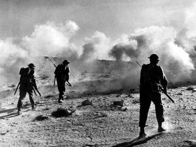 World War 2 Battle Scene