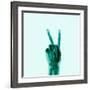 'X-Ray of Hand Doing Peace Sign' Photographic Print | Art.com