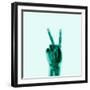 'X-Ray of Hand Doing Peace Sign' Photographic Print | Art.com
