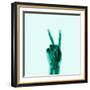 'X-Ray of Hand Doing Peace Sign' Photographic Print | Art.com