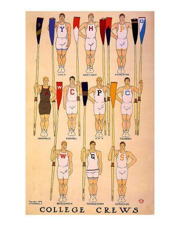 Vintage Rowing Posters