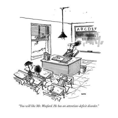 Attention Deficit Disorder Cartoon