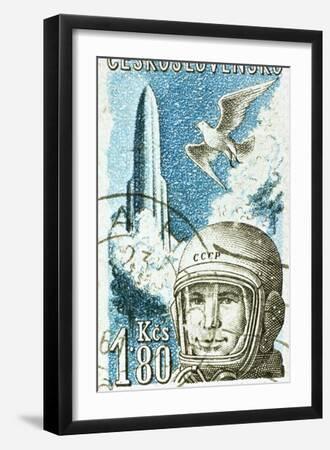 Yuri Gagarin Russian Cosmonaut 1961 Giclee Print Valentina